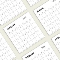 Mini Calendar - Etsy