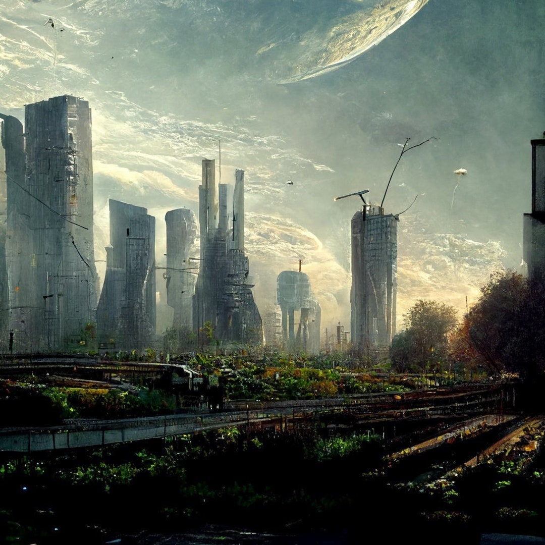 Digital Art: Post-apocalyptic World in Construction - - PNG Digital ...