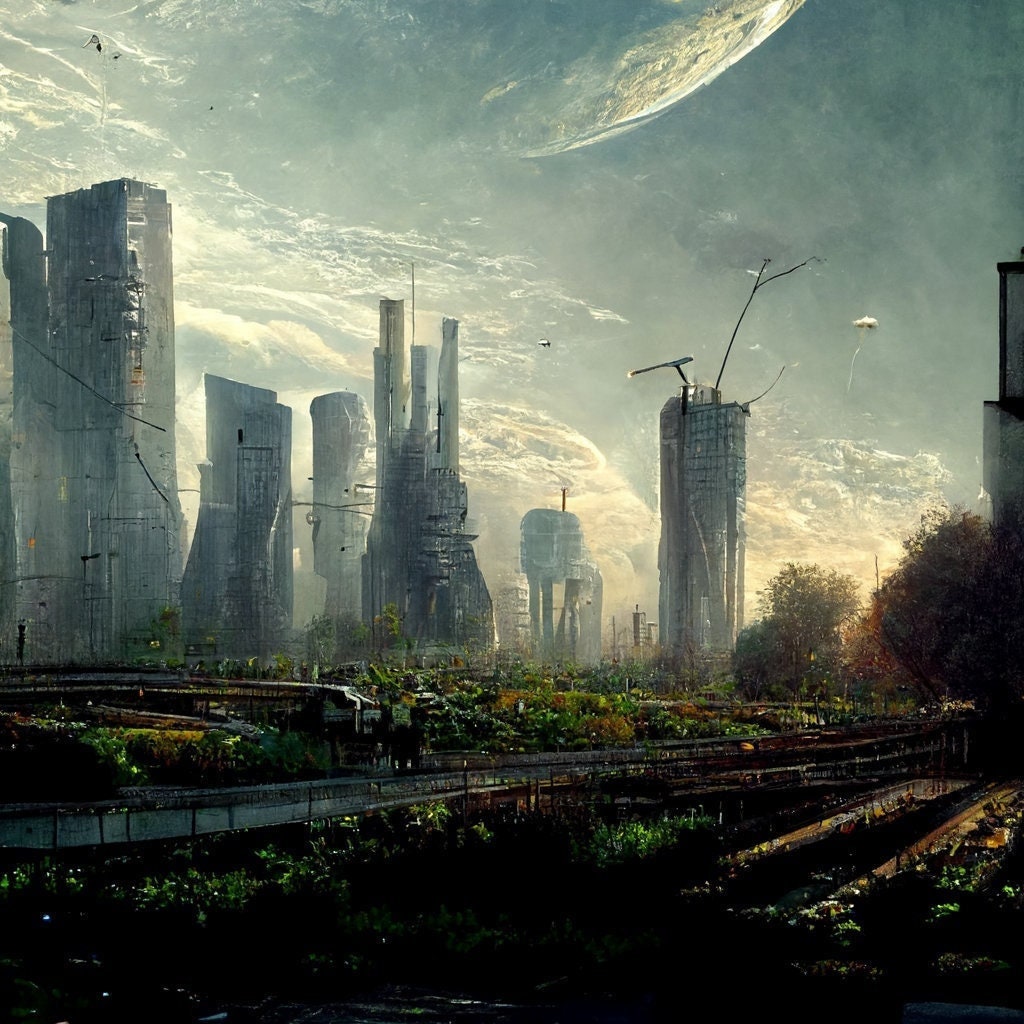 Digital Art: Post-apocalyptic World in Construction - - PNG Digital ...