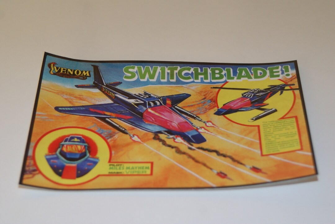 M.A.S.K. Switchblade Mini Poster 6 X 4 MASK Custom - Etsy