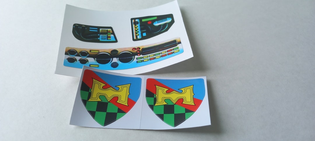 Masters of the Universe Dragon Walker MOTU Replacement Stickers/labels ...