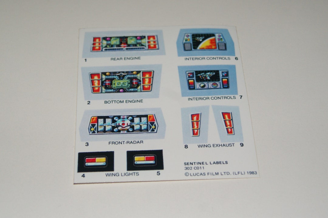 Star Wars AST-5 Mini Rig Custom Replacement Sticker/label/decal on ...