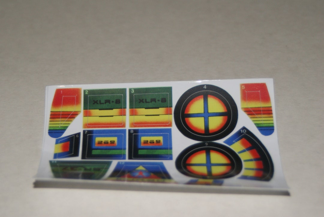 The Centurions Tidal Blast Replacement Stickers/labels/decals DIE CUT ...