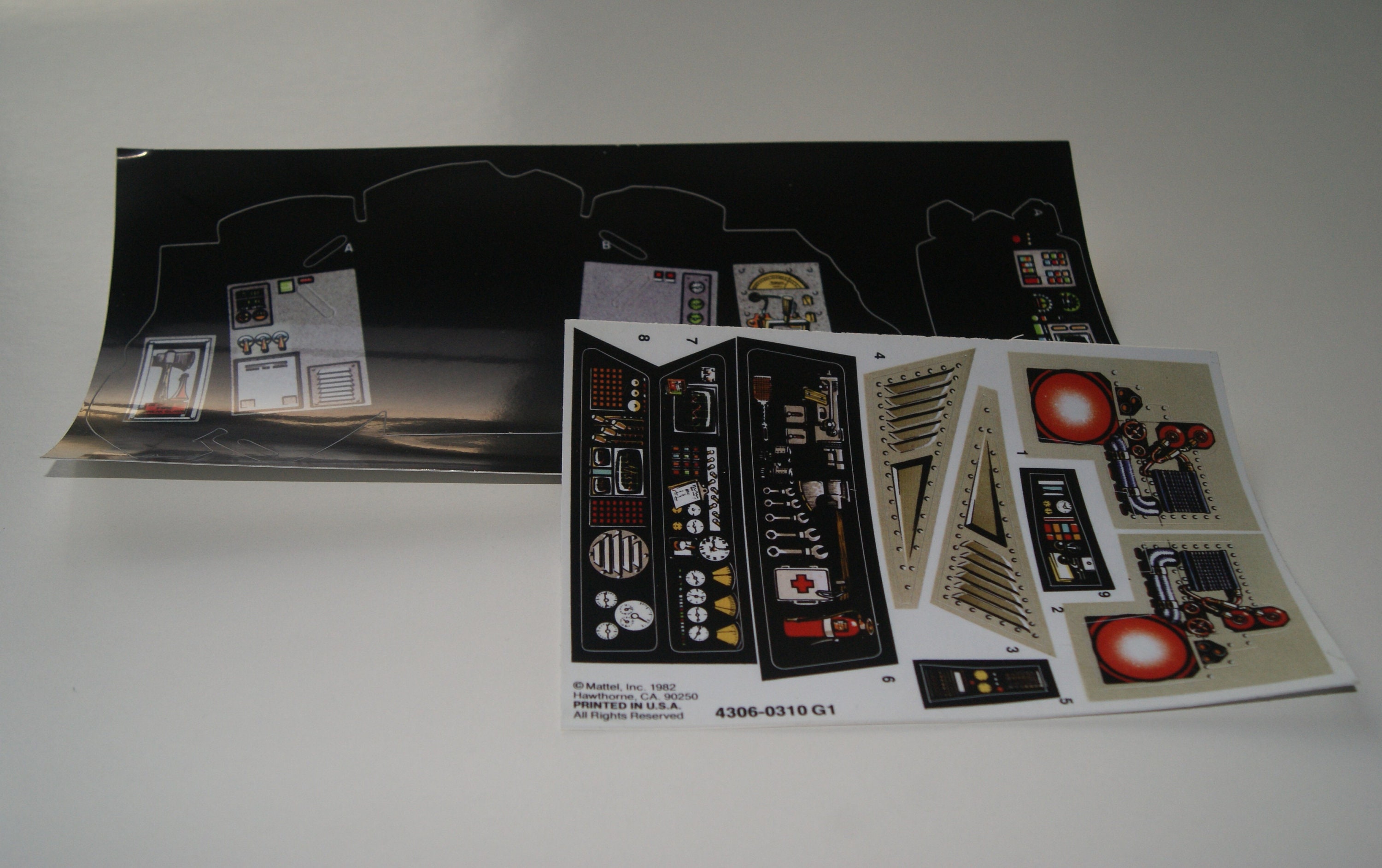 Masters of the Universe Point Dread MOTU Replacement Stickers/labels ...