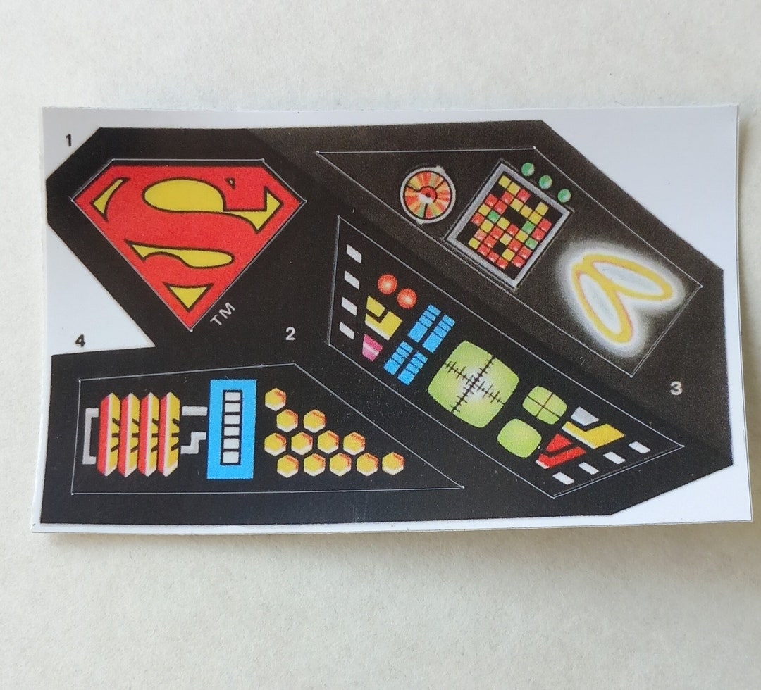 Super Powers Supermobile 1984 Custom Stickers/labels/decals on - Etsy