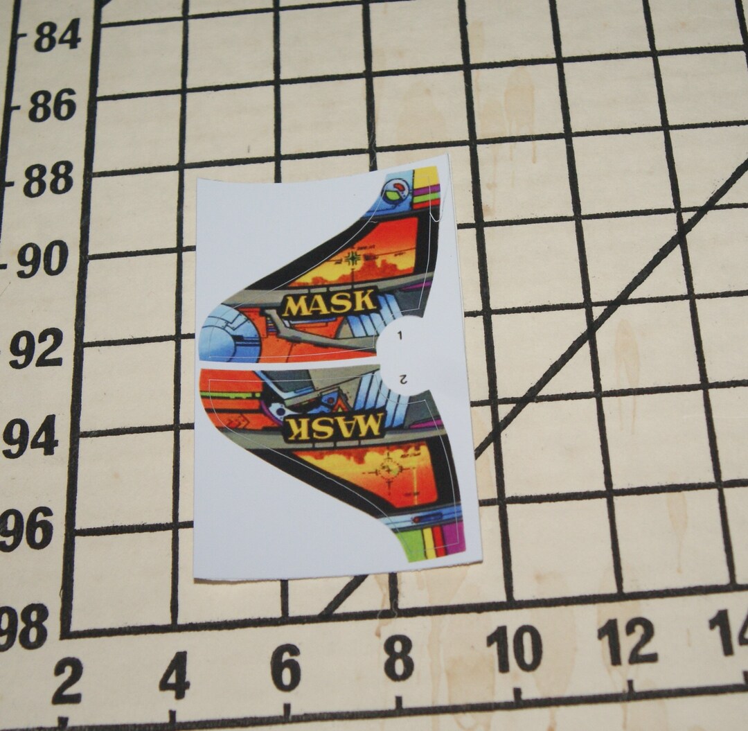 M.A.S.K. Raven MASK Custom Repro Stickers ...die Cut - Etsy