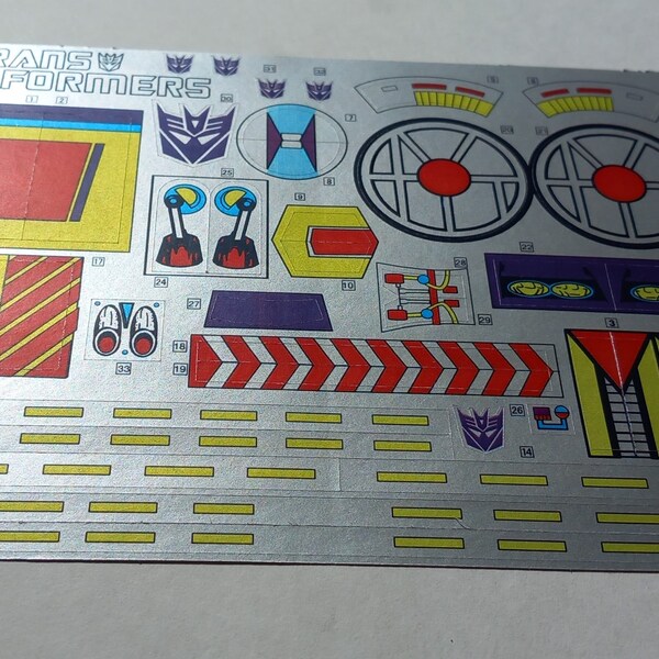 Transformers Toy Decals - Etsy