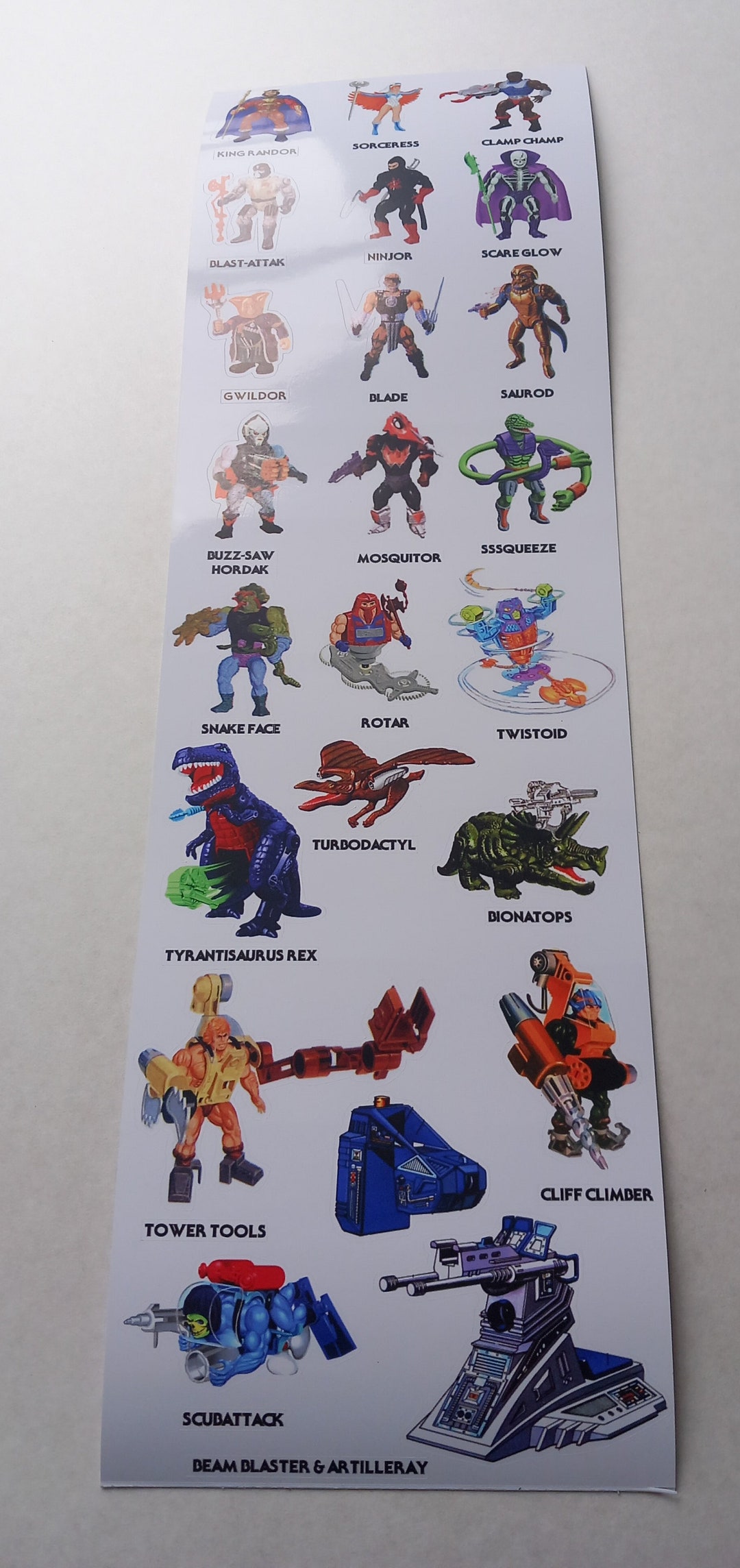 Masters of the Universe Set of 23 Stickers MOTU Stickers/labels/decals ...