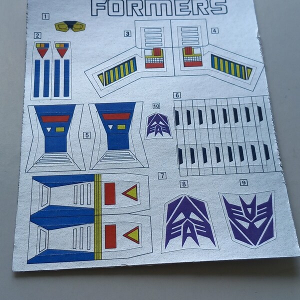 Transformers G1 Stickers - Etsy