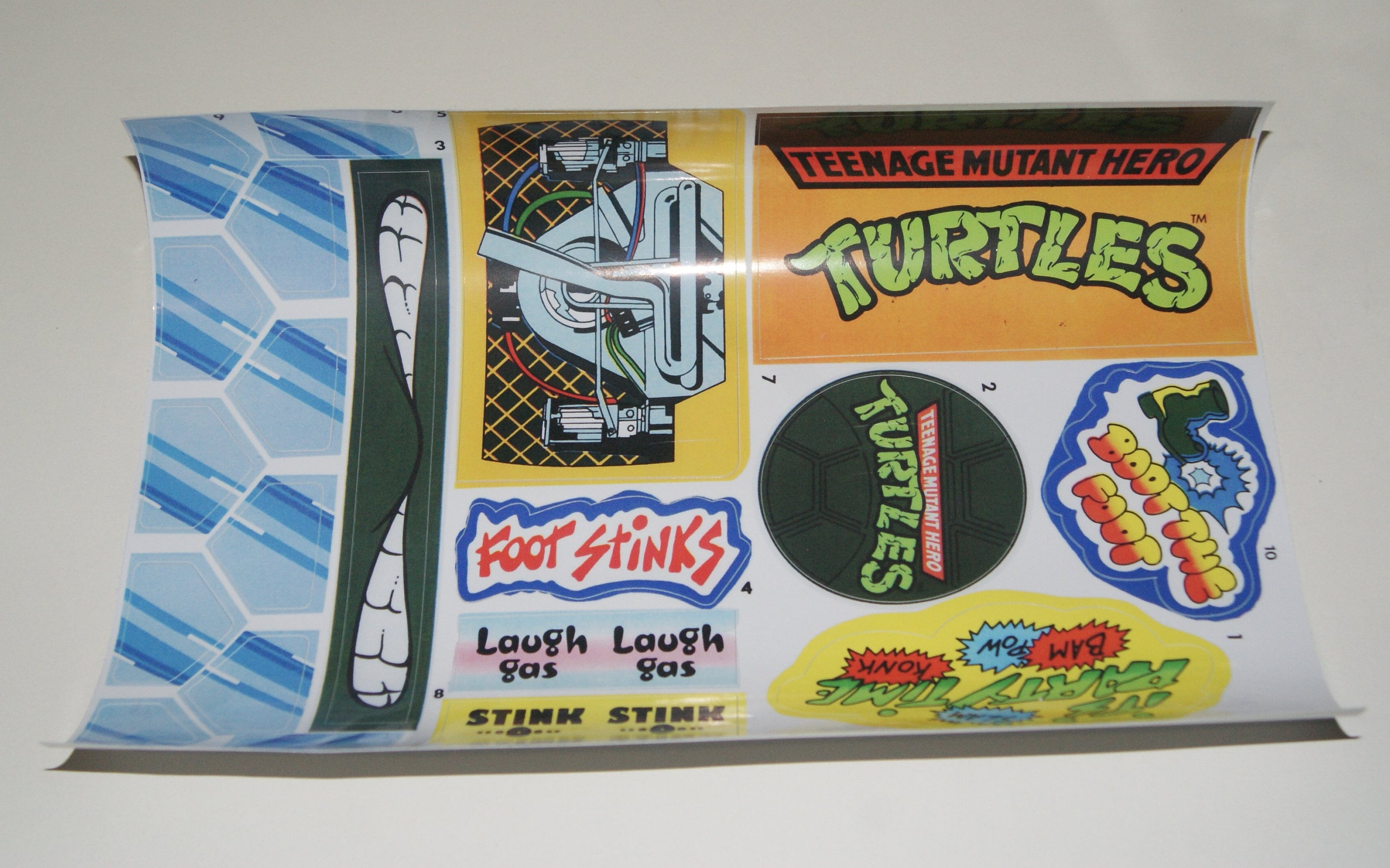 TMNT Van 'hero' Version Custom Sticker/label/decal on Gloss Vinyl DIE ...