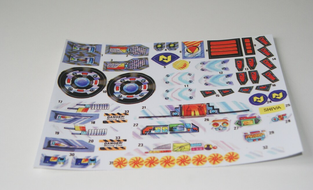 Exosquad Amphibious Assault General Shiva E-frame Series 1 Replacement ...