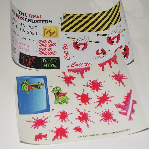 Ghostbusters Ecto 1 Stickers - Etsy