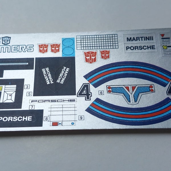 Transformers Toy Decals - Etsy
