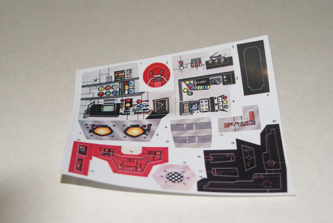 Star Wars Droids Side Gunner Replacement Stickers/labels/decals on ...