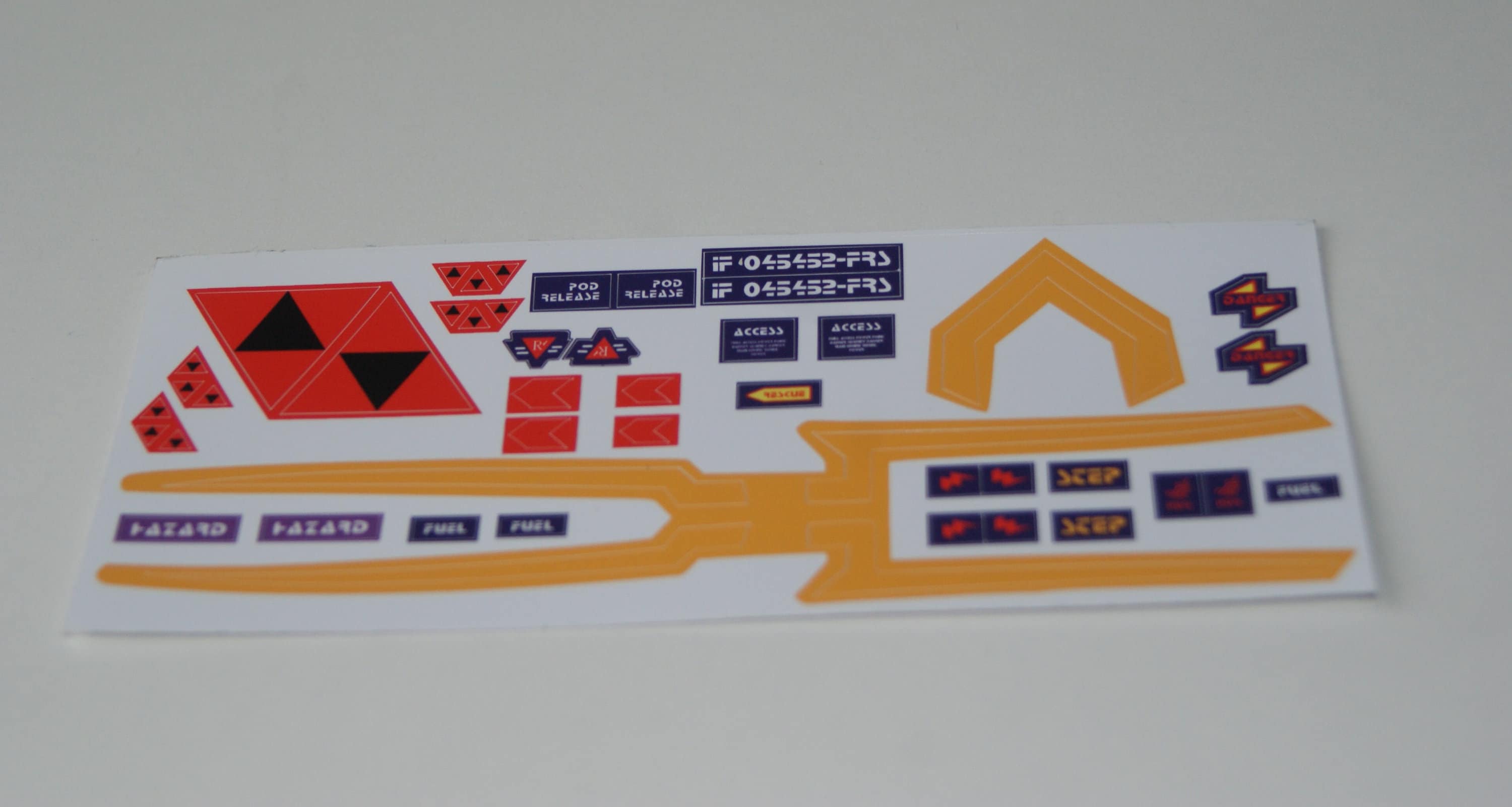 Starcom Shadow Bandit Replacement Custom Stickers/labels/decals DIE CUT ...