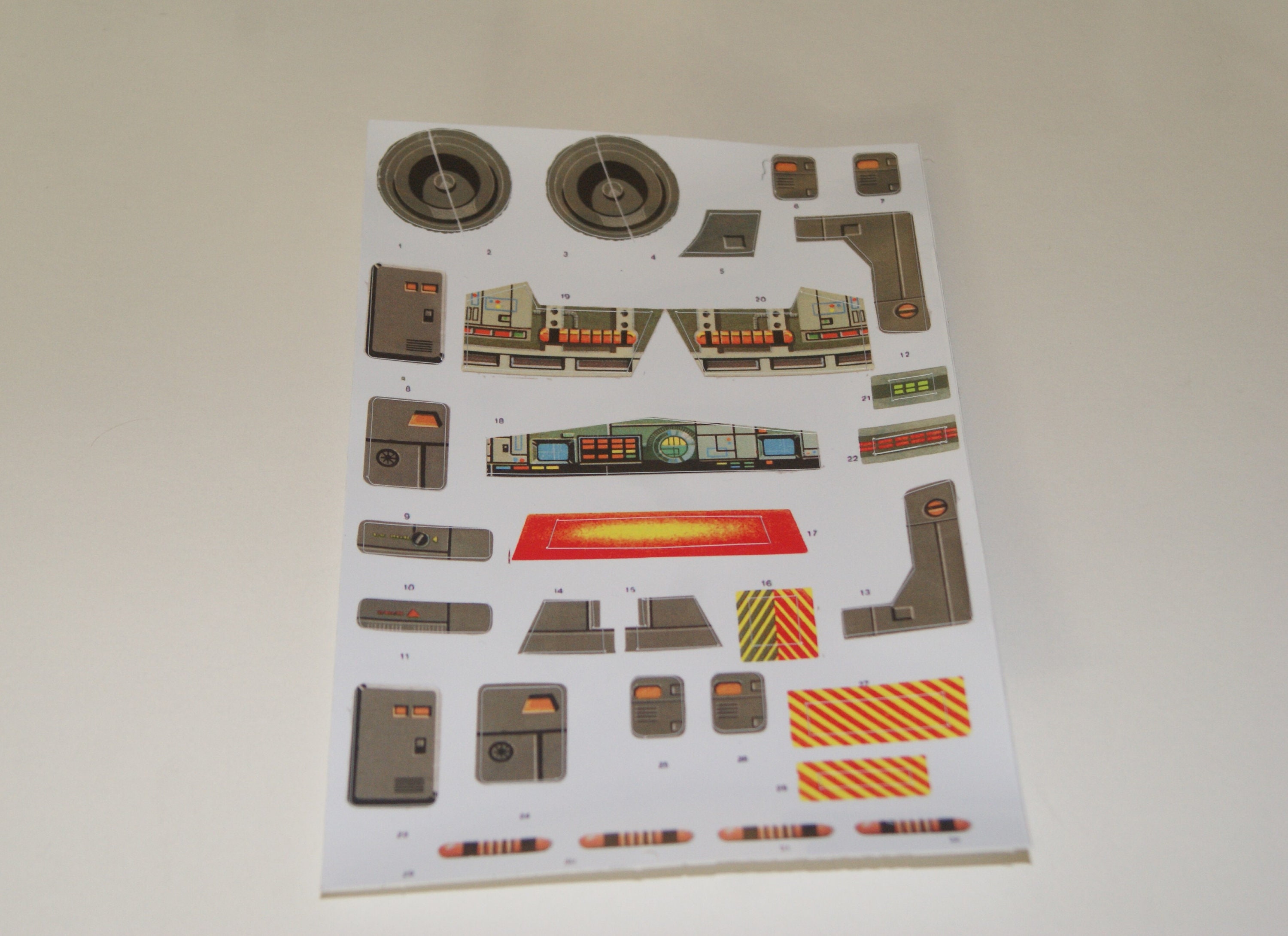 Star Wars At-at Custom Style 1 Replacement Sticker/label/decal on Gloss ...