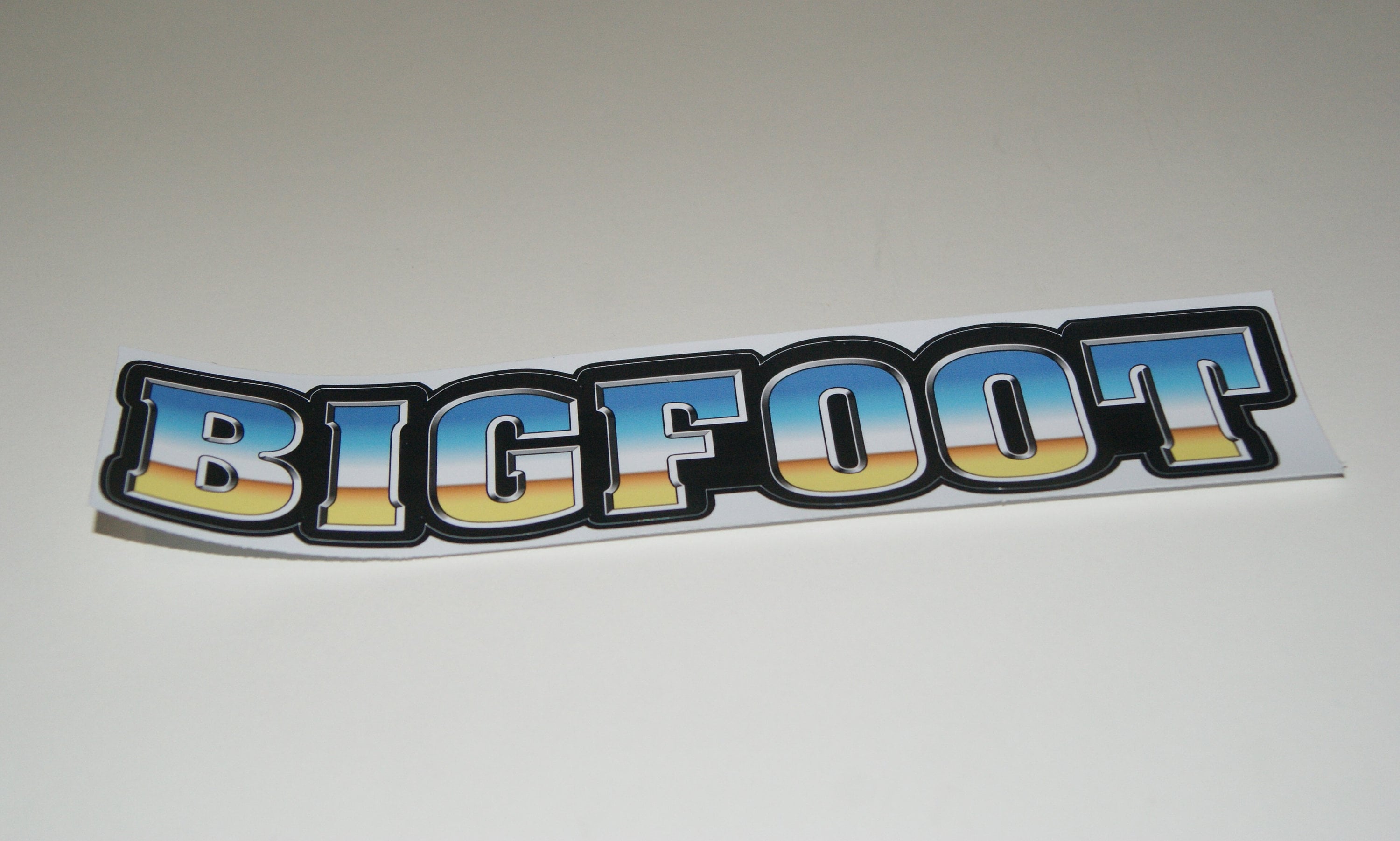 Bigfoot Monster Truck Logo 20 X 4 Cm Custom Repro Sticker Label Decal ...