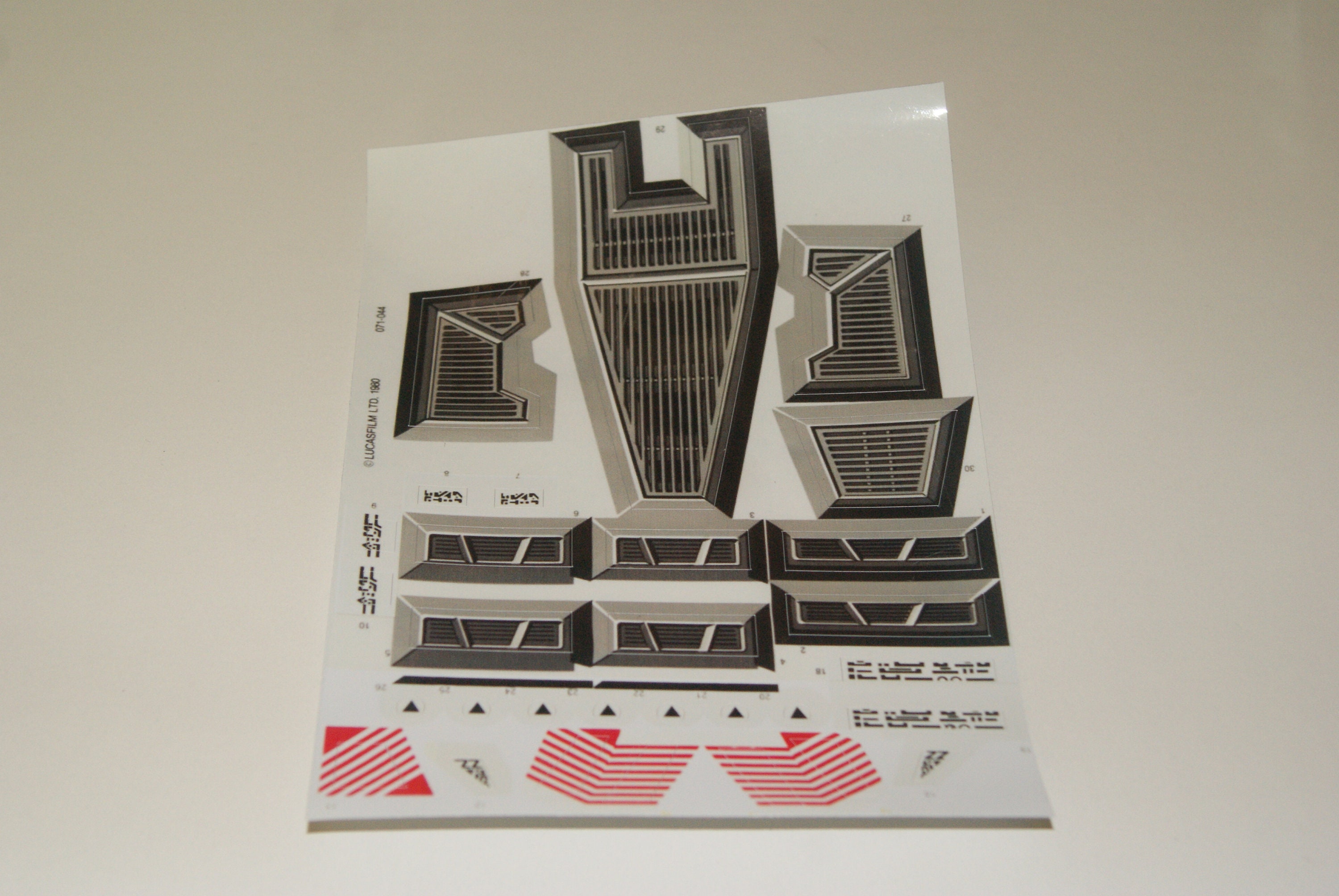 Star Wars Snowspeeder Replacement Stickers/labels/decals on Gloss Vinyl ...