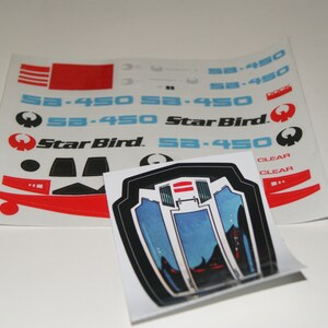 Starbird Plus Cockpit Replacement Custom Stickers/labels/decals DIE CUT ...