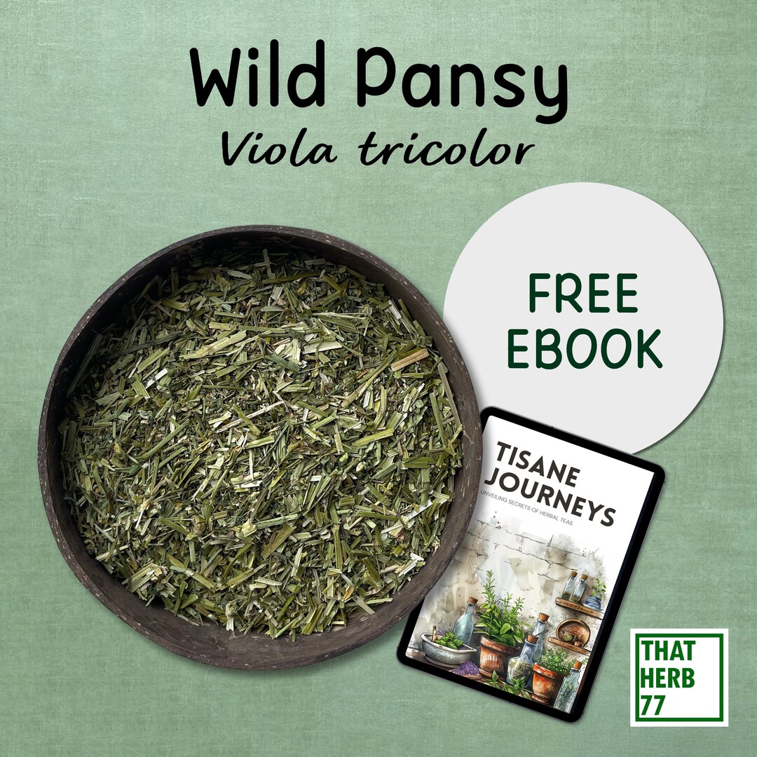 Organic Dried Violet Herb (viola Tricolor) - Herbal Tea - Etsy