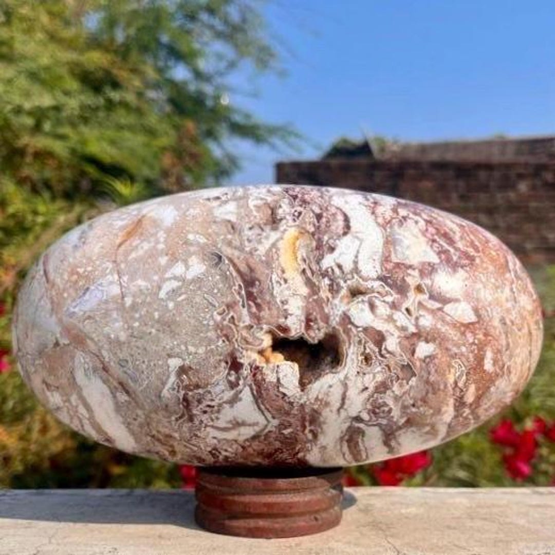 Fancy Jasper Shiva Lingam Stone – Chakra Balancing Altar Decor - Etsy