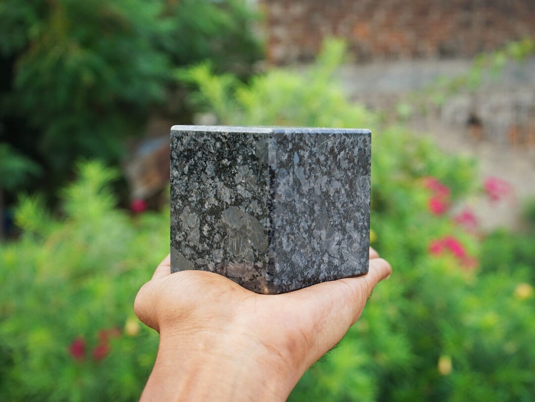 Large 70MM | Grey Larvikite Stone Minerals From Norway Rainbow Crystal ...