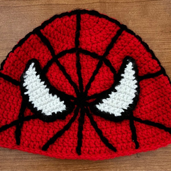 Spider Web Beanie - Etsy