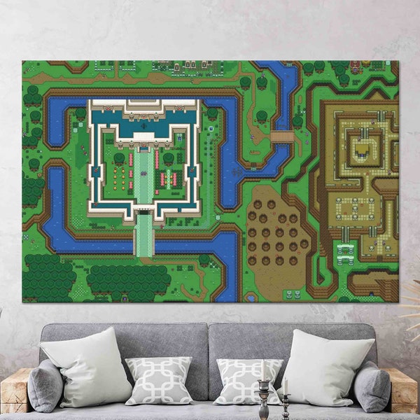 Zelda Map - Etsy
