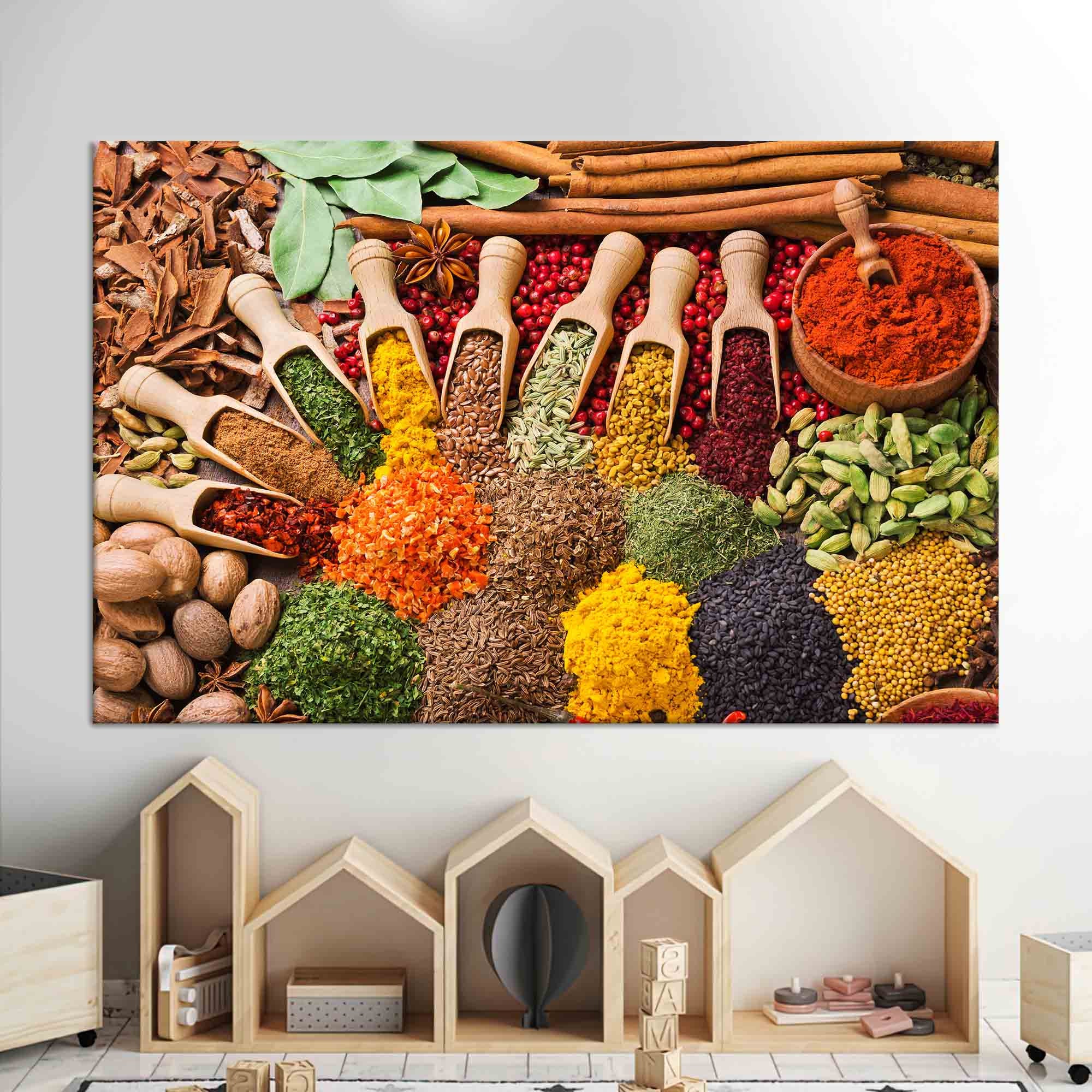 Indian Spices Wall Art