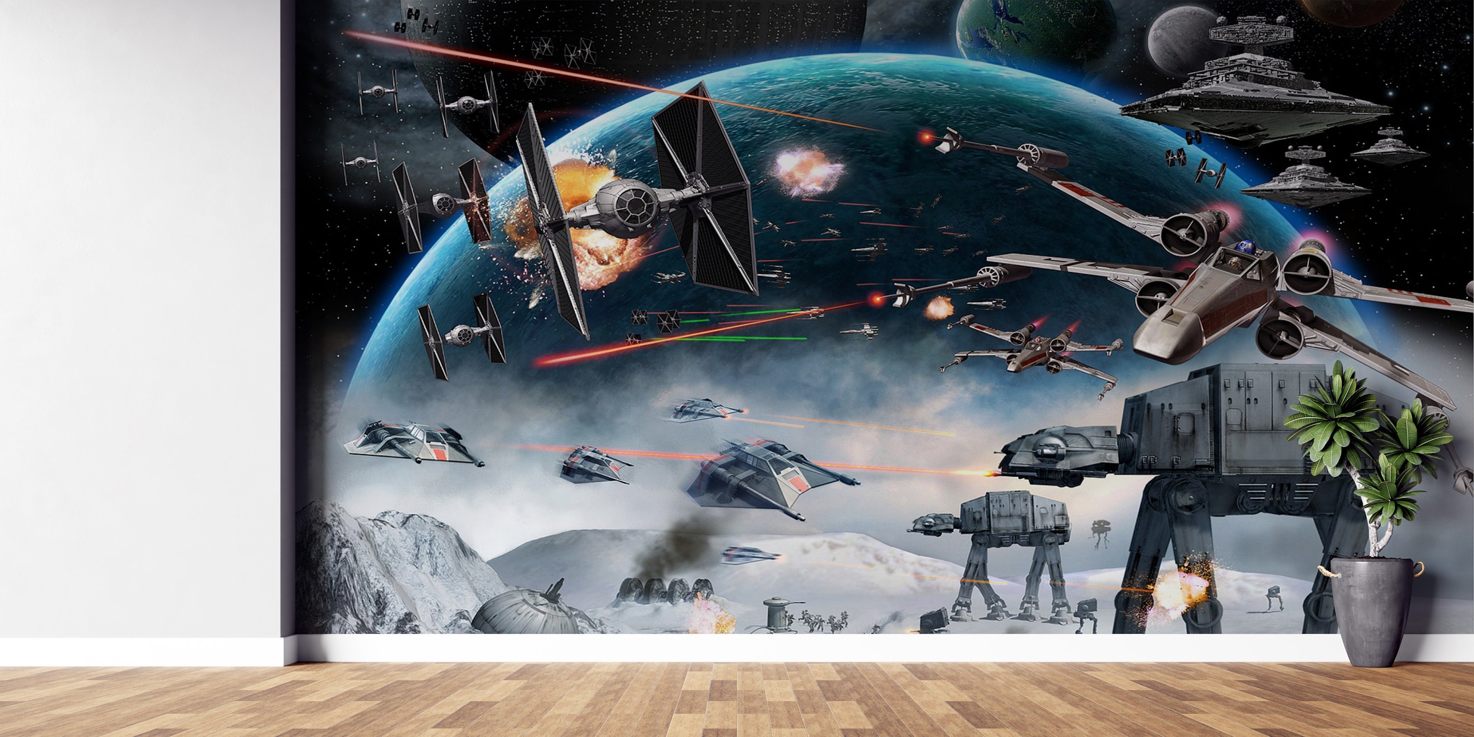 Star Wars Space Battle Art