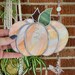 Halloween Stained Glass Pumpkin Window Hanging: Fall Halloween Decor ...