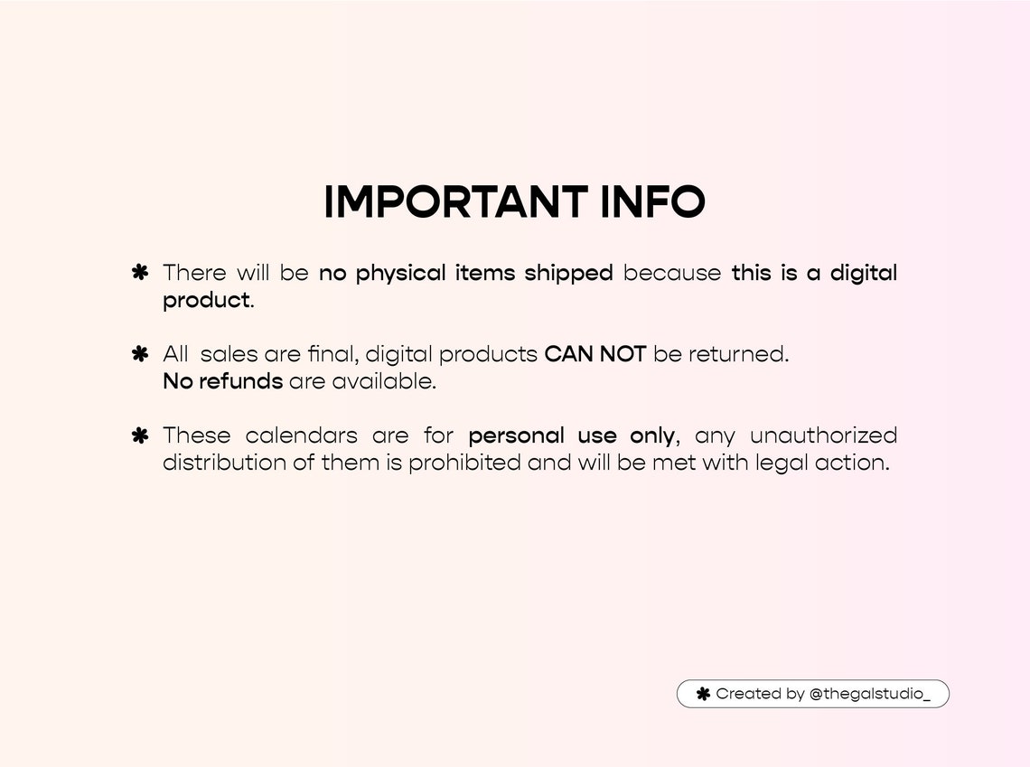 2023 Calendar Stickers, Digital Planner Stickers, Gradient Stickers ...