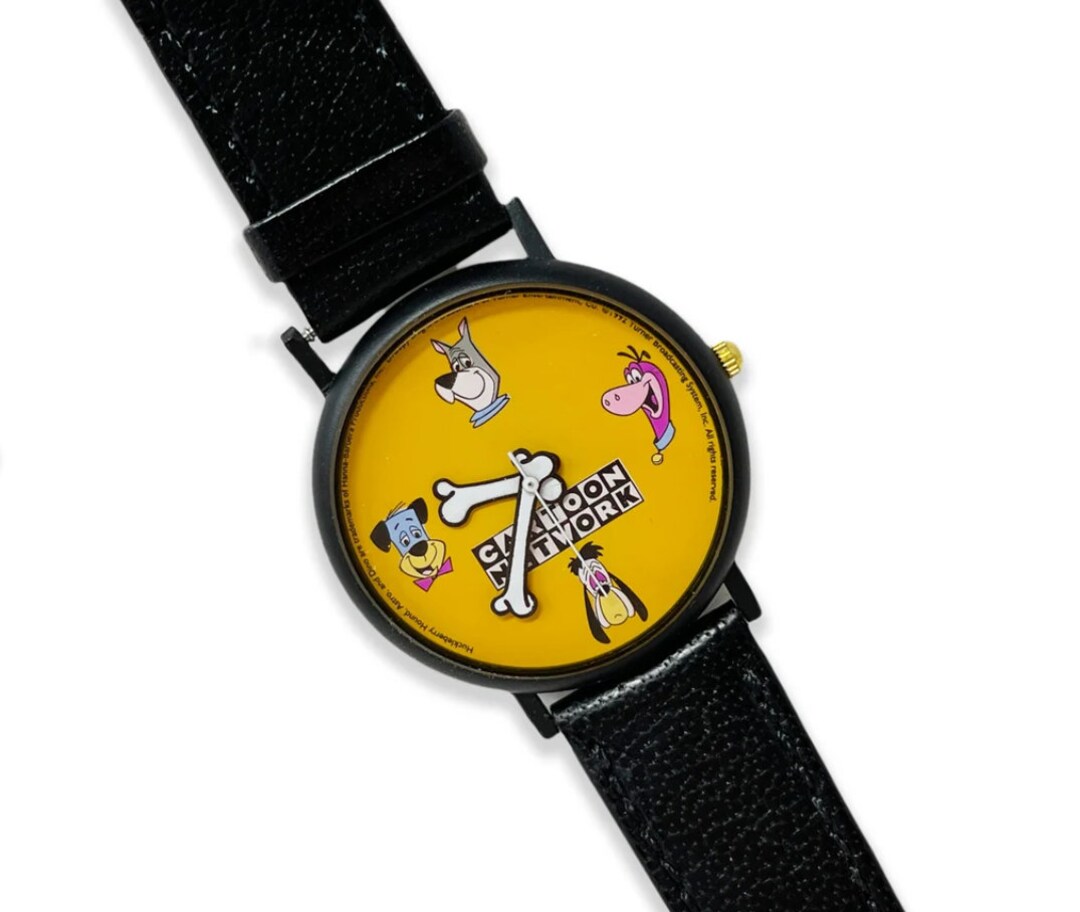 1992 Cartoon Network Wristwatch Featuring Astro, Dino, Huckleberry ...