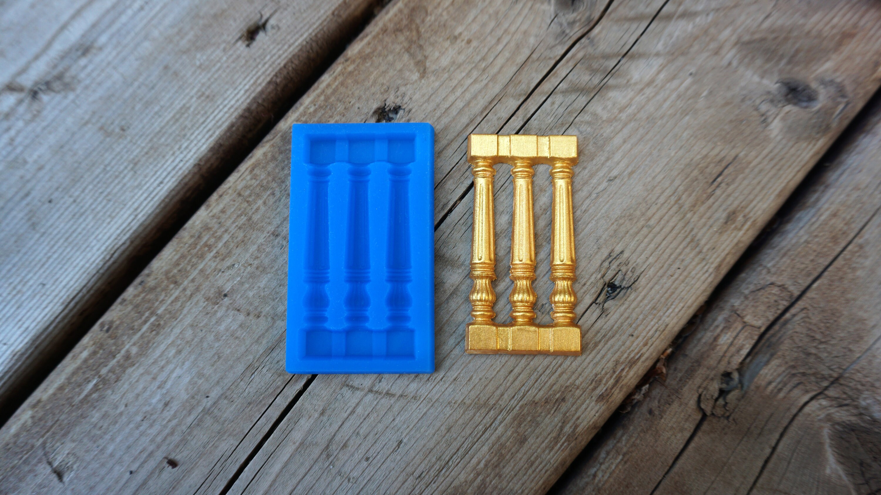 Baluster Fence Silicone Mold - Create Charming Miniature Railings! - Etsy