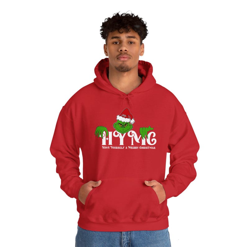Grinchmas HYMC "merry Christmas Trinidad" Hoodie | Festive Holiday ...