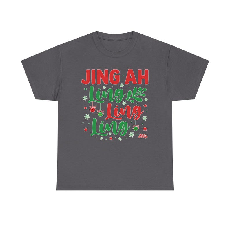 Jing Ah Ling Ling Ling Trini Guyanese Christmas Tshirt, Fun Holiday Tee ...