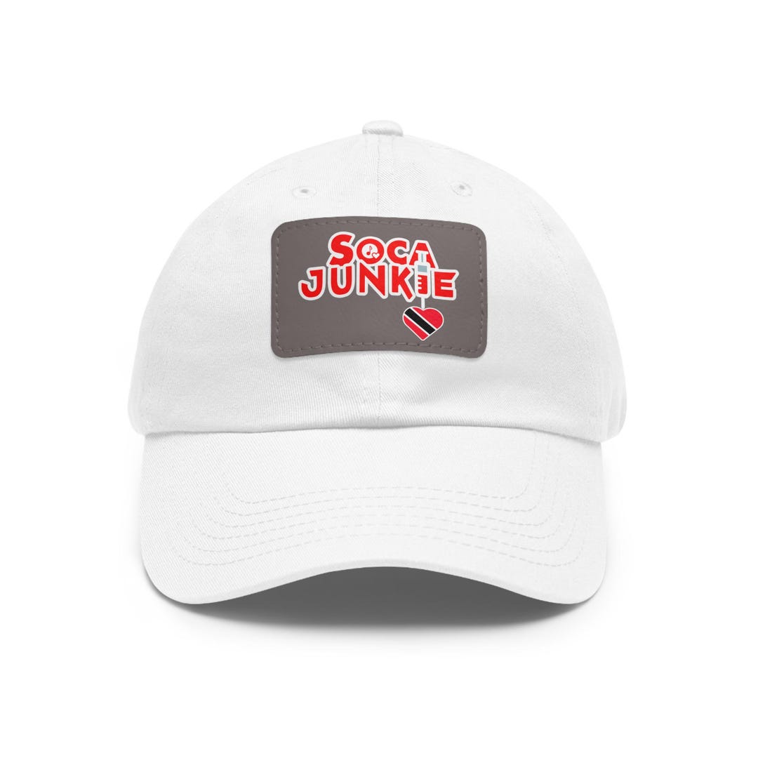 Soca Junkie Trinidad & Tobago, Leather Patch Cap, Caribbean Vibes ...