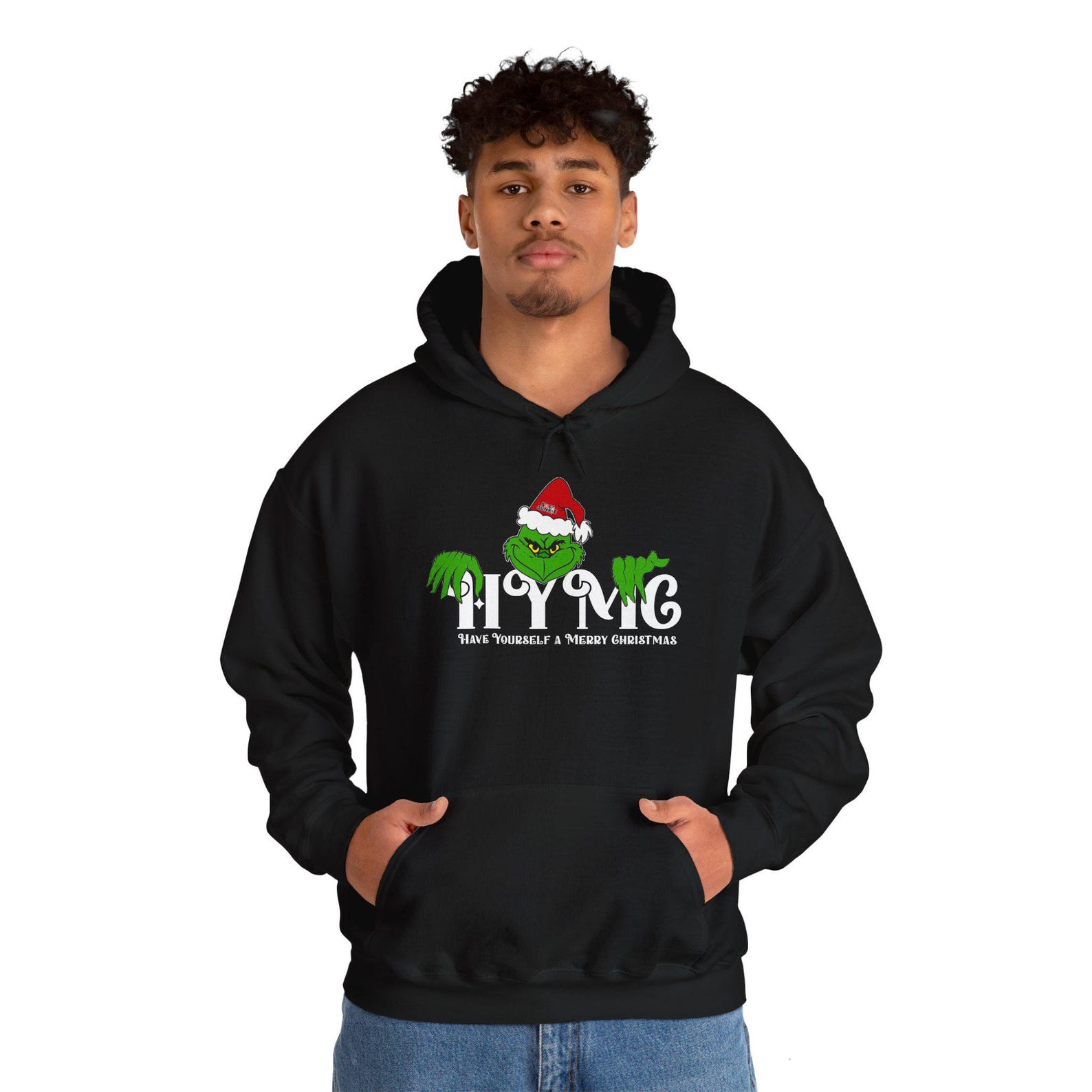 Grinchmas HYMC "merry Christmas Trinidad" Hoodie | Festive Holiday ...
