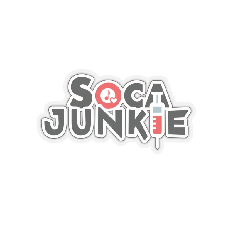 Soca Junkie Kiss Cut Vinyl Stickers - Caribbean Music Sticker - Soca ...
