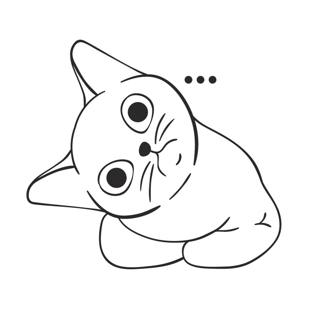 Cute Cat Instant Download Digital Printable SVG, PNG, EPS, Jpg, Dxf ...