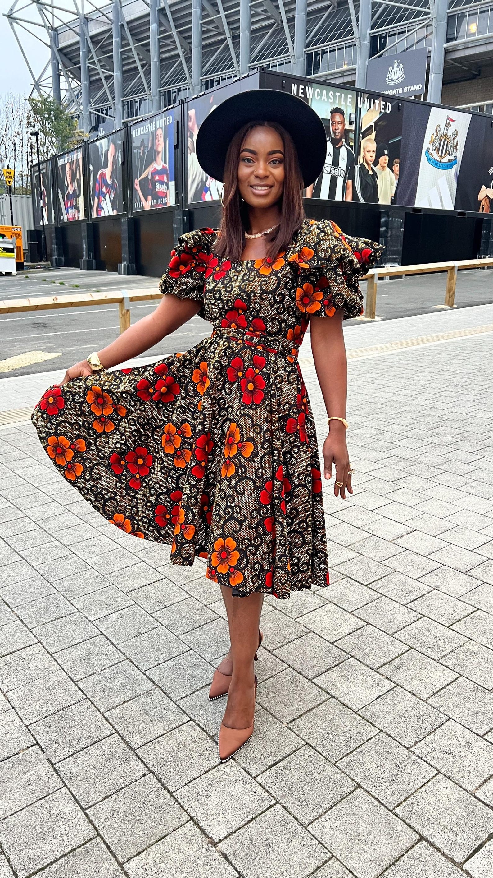 Adaora Flare Dress| African Fashionable Dress | Wedding Dress| African ...