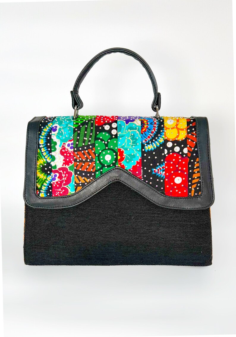 Luxury African Print Bag Mixed Print African Handbag - Etsy