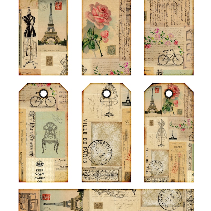 Vintage Document Stamp - Etsy