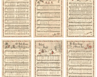 Christmas Sheet Music - Etsy