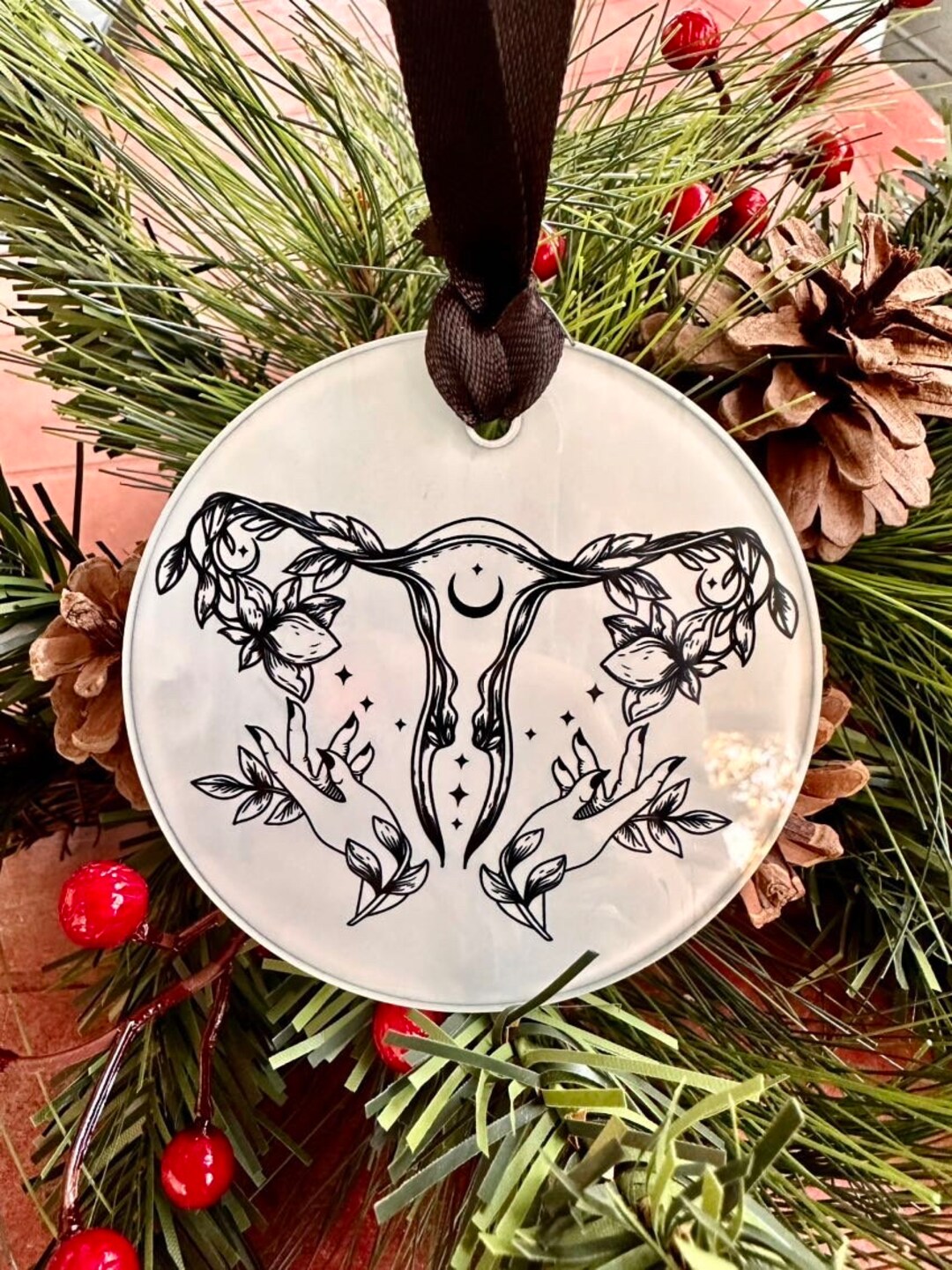 Uterus Ornament Female Magic Christmas Ornament - Etsy