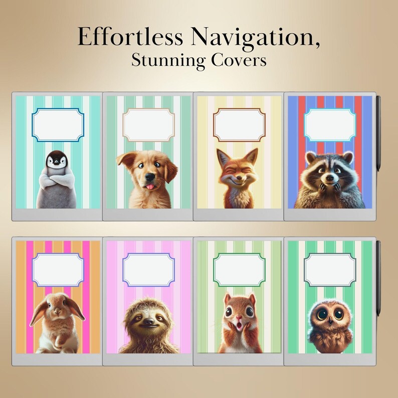 Cover for Remarkable Paper Pro Template Colored Notebook Cover Pages ...
