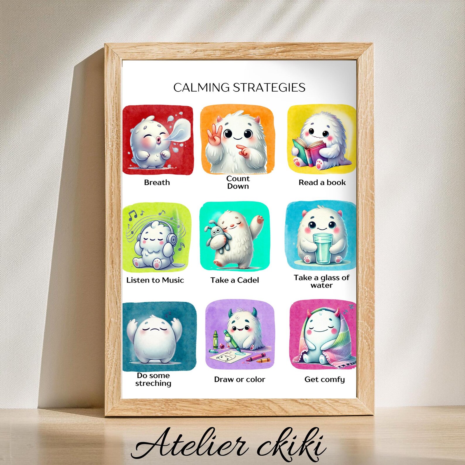 Calm Corner Bundle, Emotions Awareness Posters, Emotional Regulation ...