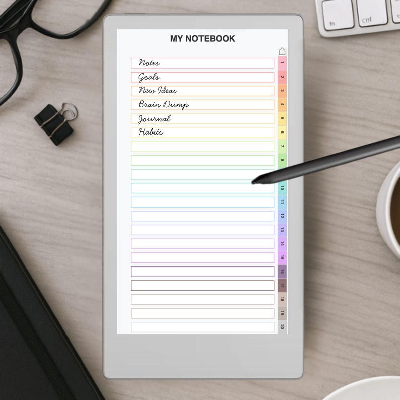Infinite Notebook Templates Creator for Remarkable Paper Pro Move, Rm2 ...