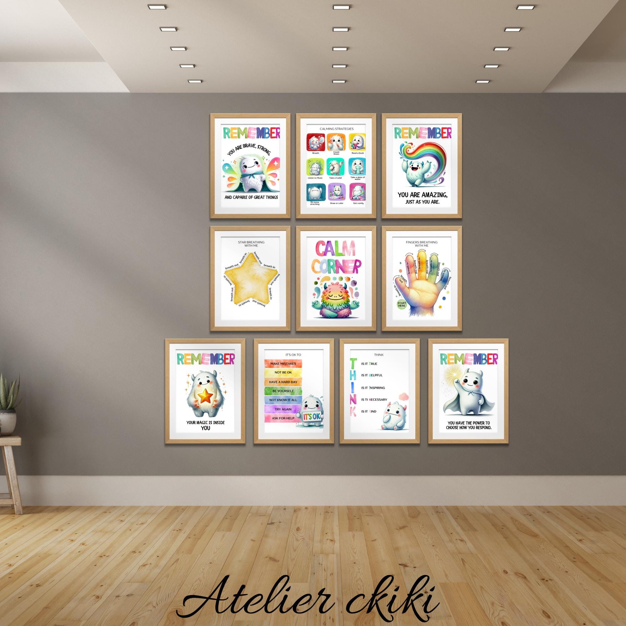 Calm Corner Bundle, Emotions Awareness Posters, Emotional Regulation ...