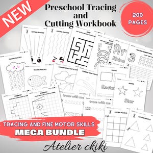 Tracing Mega Bundle, Preschool Worksheet, Fine Motor Skills, Alphabet ...
